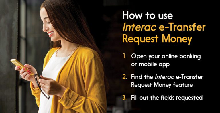 Request money and get faster payments with INTERAC e-Transfer