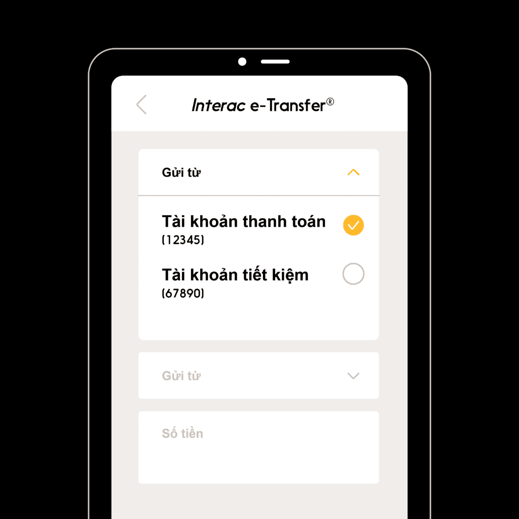 Cách gửi tiền bằng INTERAC e-Transfer - Interac
